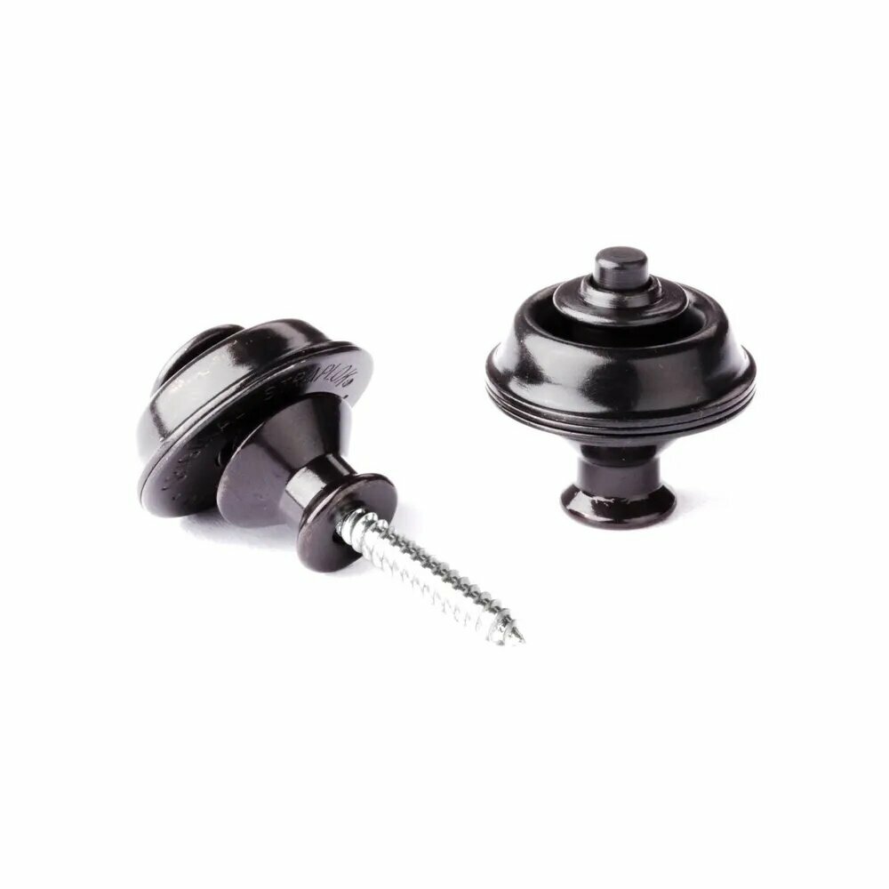 Комплект стреплоков (пара) DUNLOP SLS1033BK DUAL DESIGN, черные