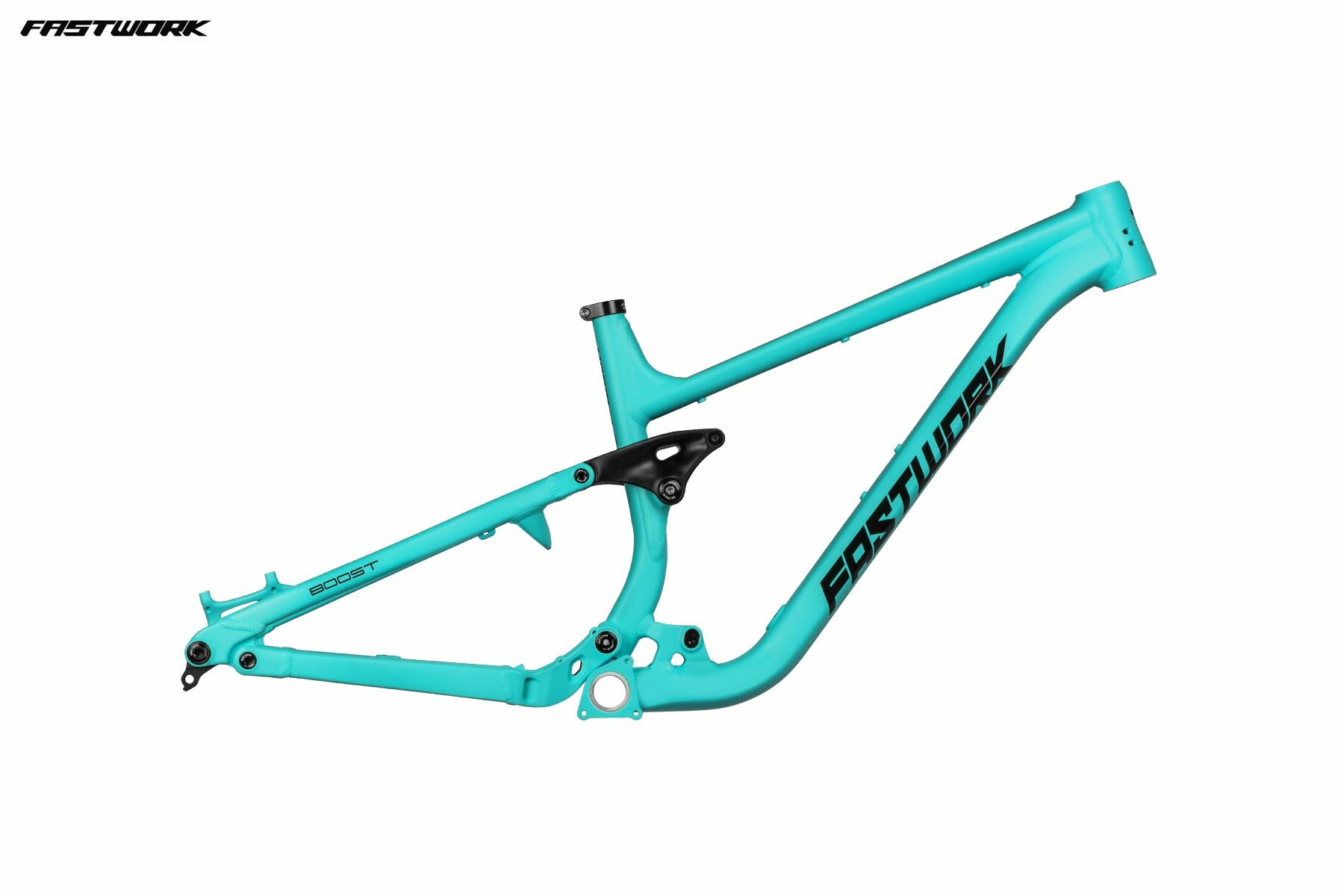 Рама горного велосипеда с мягким хвостом из алюминиевого сплава FASTWORK B2(F150), Вертикальный задний буфер