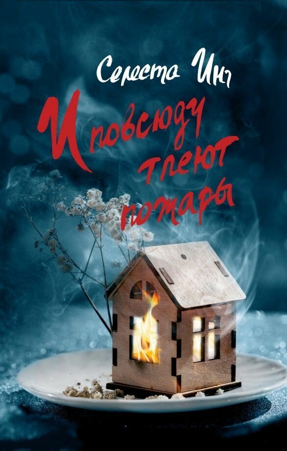 Книга "И повсюду тлеют пожары (другая обложка, с домиком)"