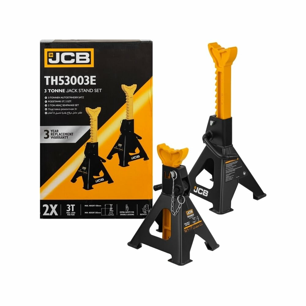 Ремонтная подставка JCB 3 т, 303-438 мм, к-т 2 шт. JCB-TH53003E(56959)