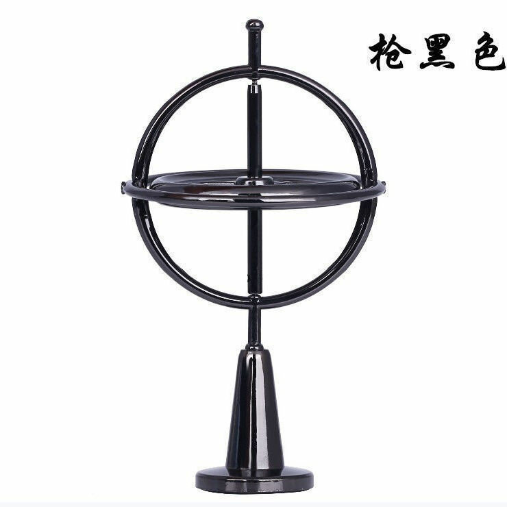 Гироскоп для снятия стресса, антигравитационная игрушка, цветной черный технологичный фиджет-спиннер, левитация, антибаланс, сплав Ньютона