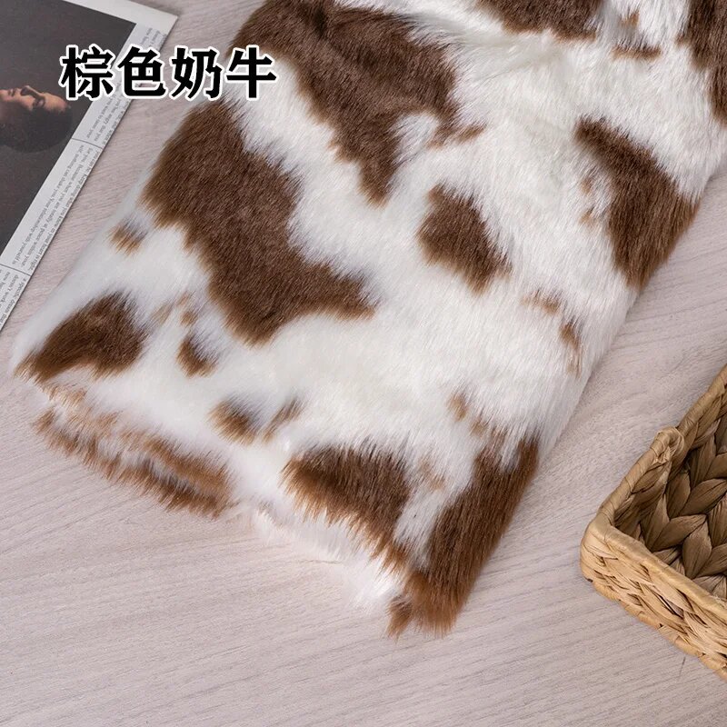 Искусственный мех ткань Xintianji леопардовый принт 7