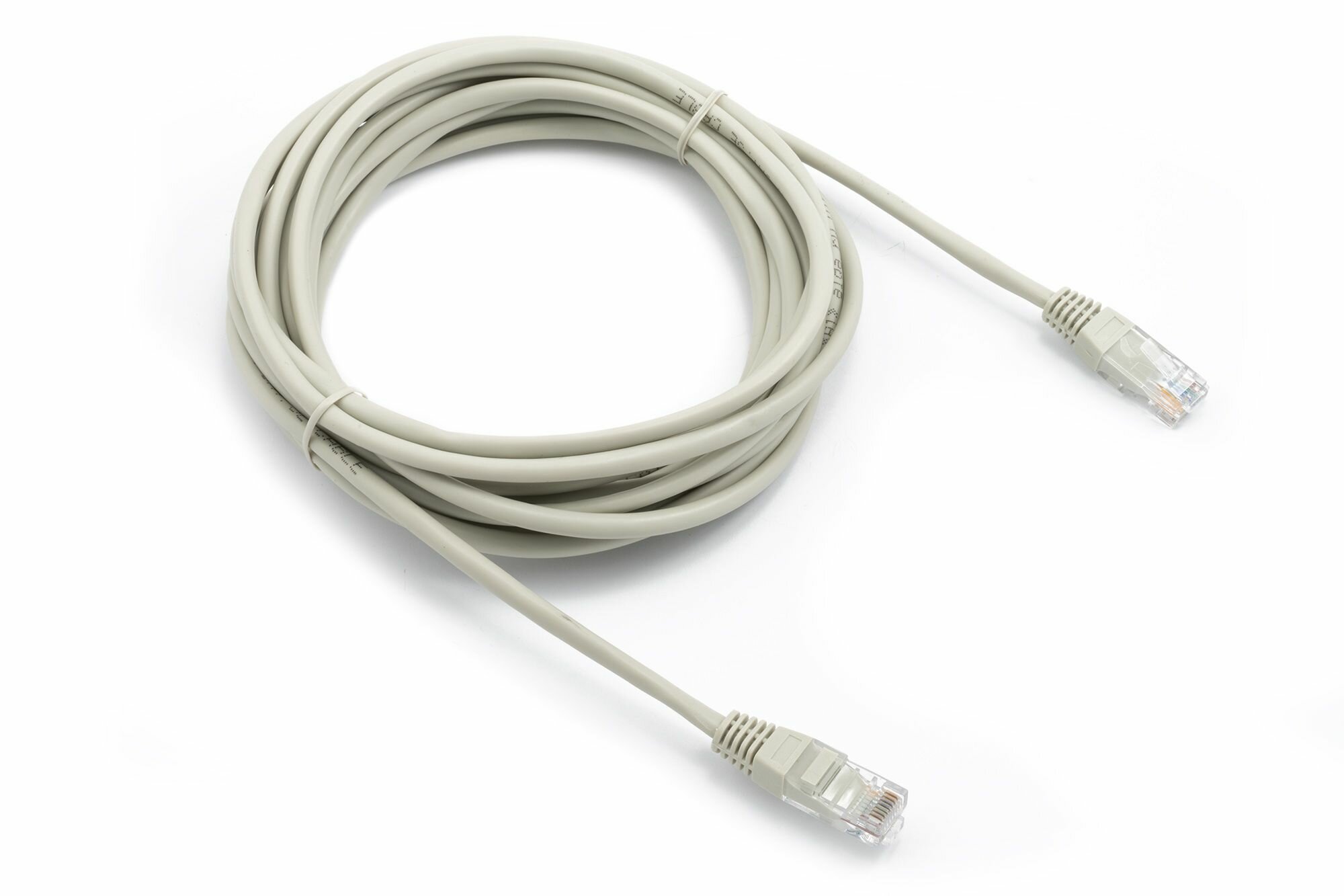 Кабель патч-корд А1 5 м, U/UTP, 5e, CCA, серый A1-LCU5E-5M