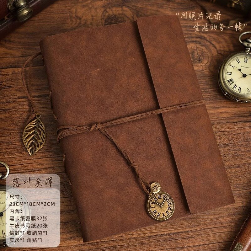 Фотоальбом Ретро Пара Памятный альбом Фоторамка Самоклеящийся Ручная работа DIY Журнал Фотокнига Открытка Записная книга
