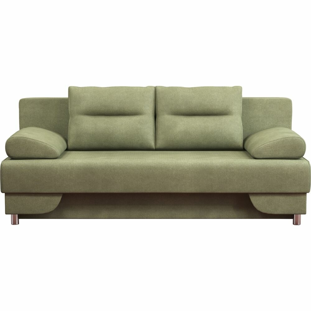 Диван еврокнижка Наш Диван Чарли Люкс А16 велюр оливковый