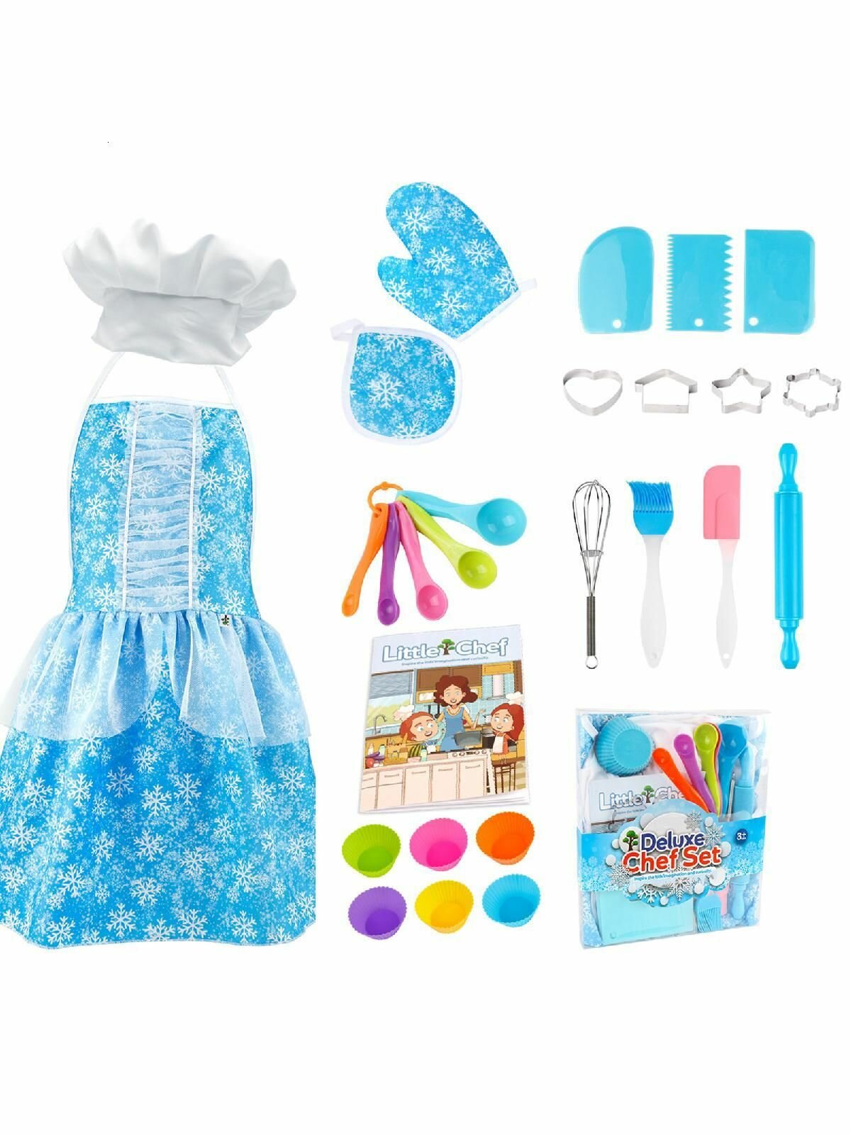Игровой набор для девочек с фартуком и шляпой, WQ5189