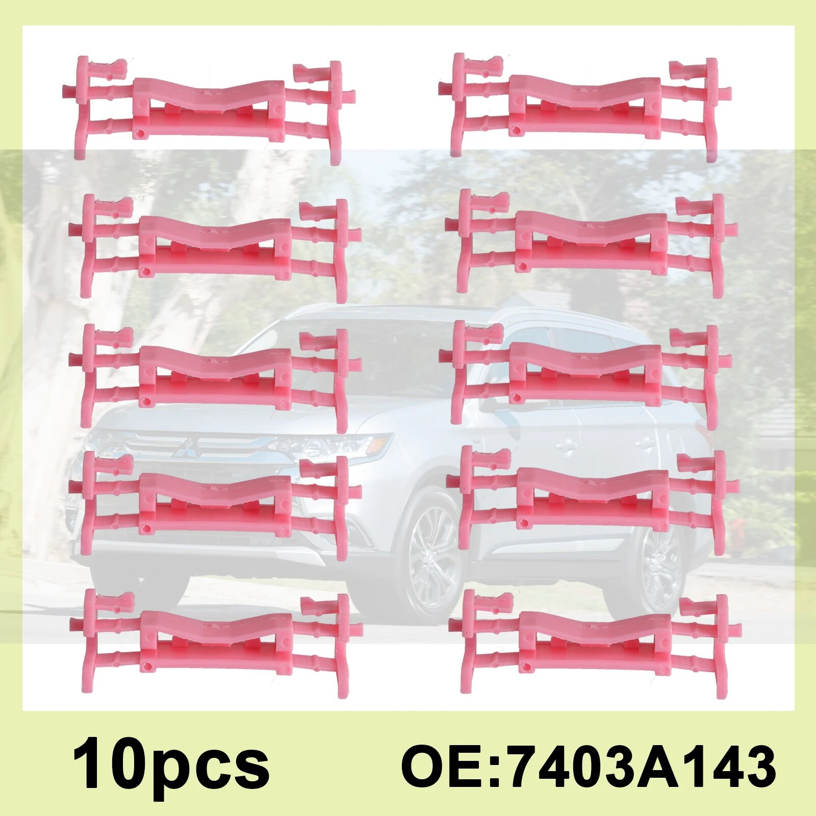 Зажим для молдинга на крышу для Mitsubishi Lancer ES Evolution Outlander Sport 2008 2009 2010 2011-2018 2019 2020 2021 2022 2023 7403A143