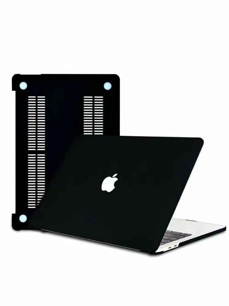 Чехол для Macbook Air 13 2018 2019 2020 макбук air 13.3 M1 A2337 A2179 A1932 матовый черный розовый