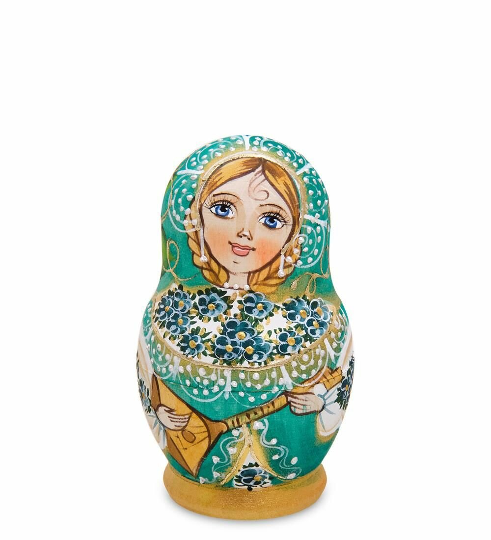 Матрешка 5м "Василина" мал. МР-44/3-B Народные промыслы Дерево липа, краски, лак