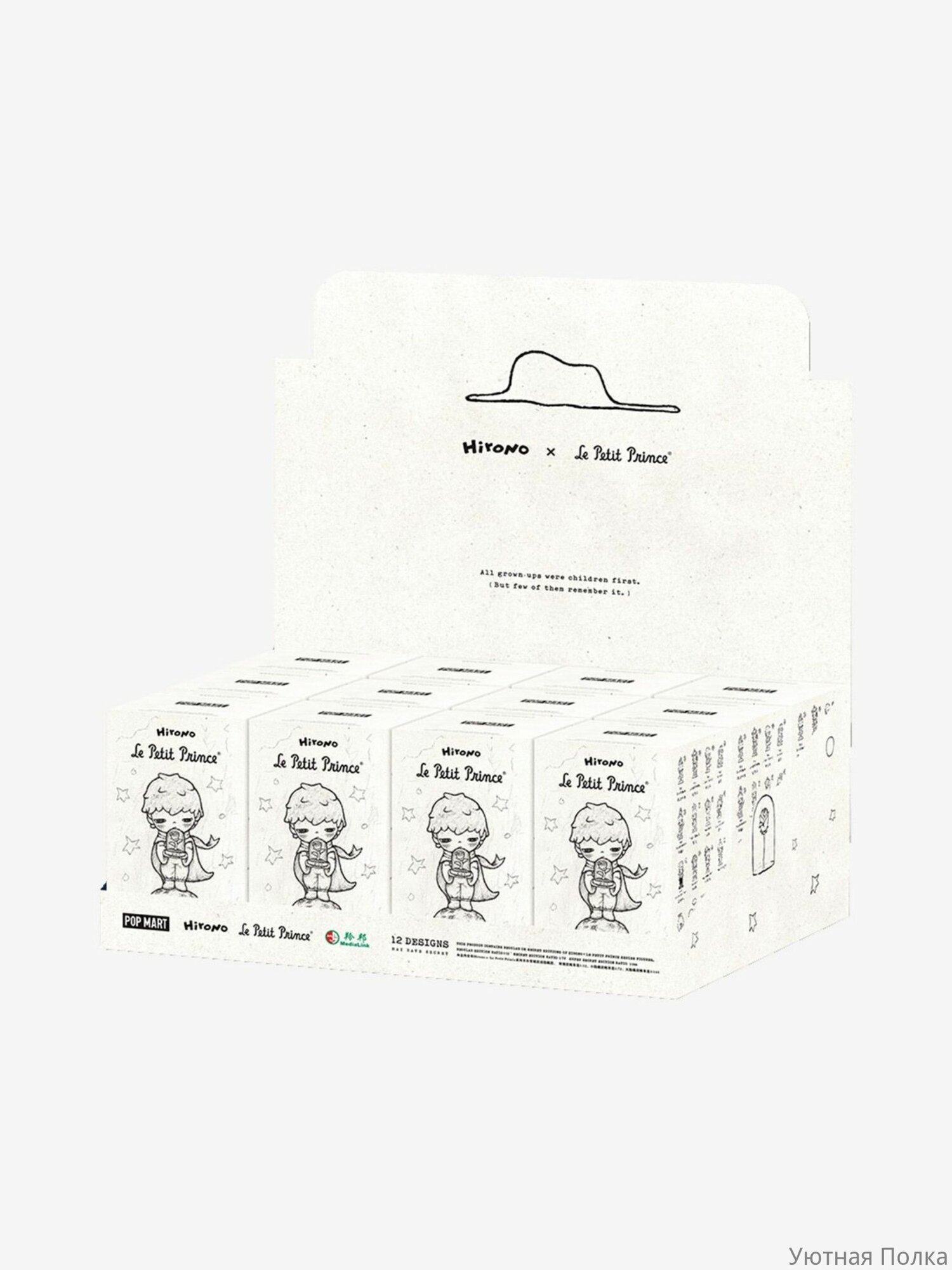 Набор из 12 штук-POP MART Hirono Le Petit Prince Series Слепая коробка Коллекционные фигурки