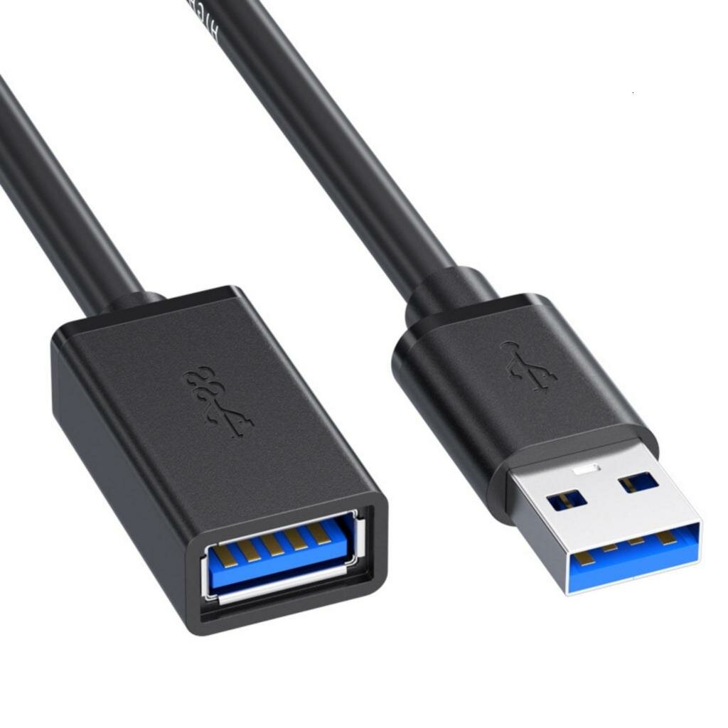 USB 3.0 удлинитель мужской-женский, 1.5m
