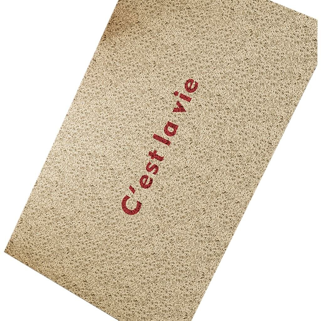 Коврик ПВХ для гаража и террас, Ванильный крем - 40 60