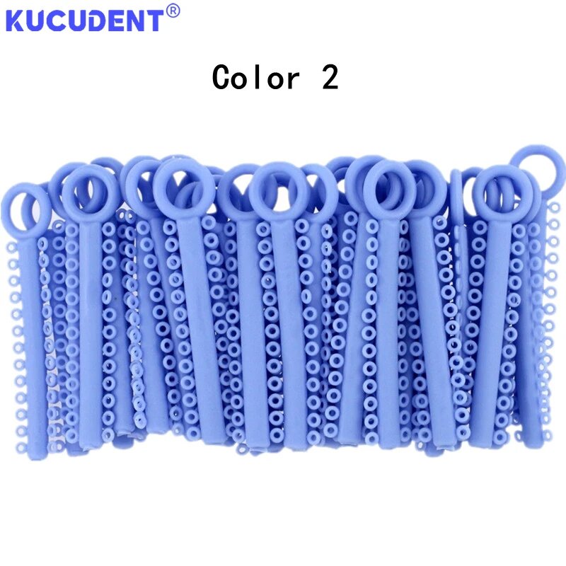 Ортодонтические лигатуры KUCUDENT Color 2, 1040 шт.
