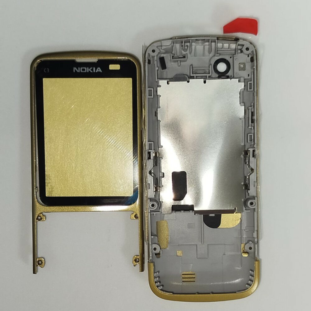 Корпус для Nokia C3-01 (бронзовый) (без клавиатуры)