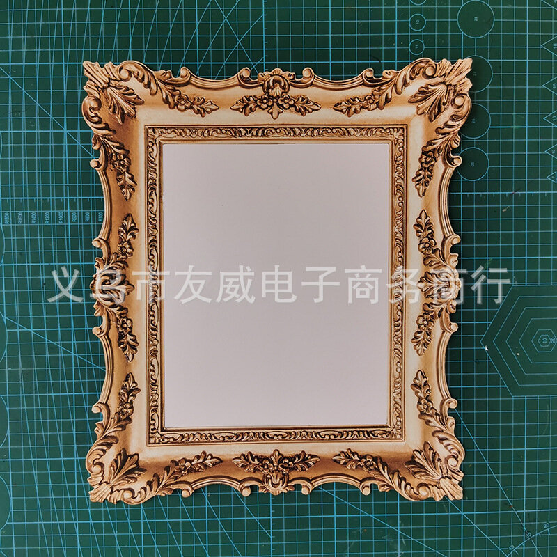 3D креативная толстая картонная рамка для фотографий винтажная овальная квадратная детская художественная поделка толстая картонная бумага