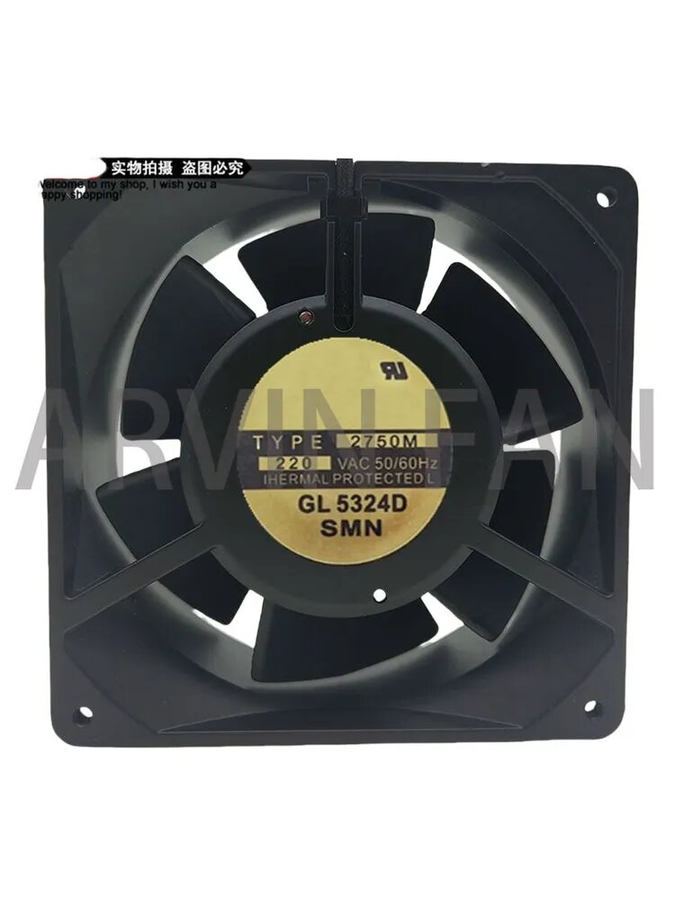 2750М 220V 14050 14см абсолютно новый термостойкий металлический лопастной вентилятор