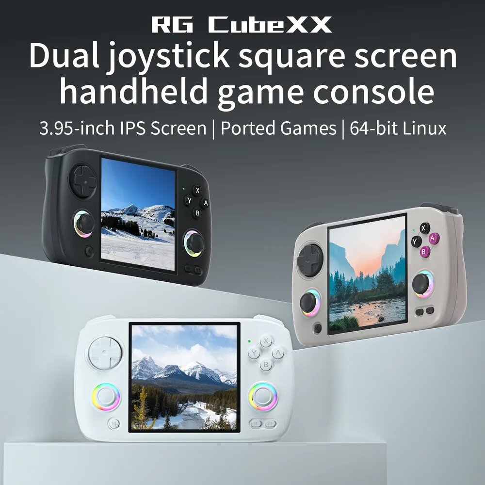 Игровая приставка. ANBERNIC RG CubeXX
