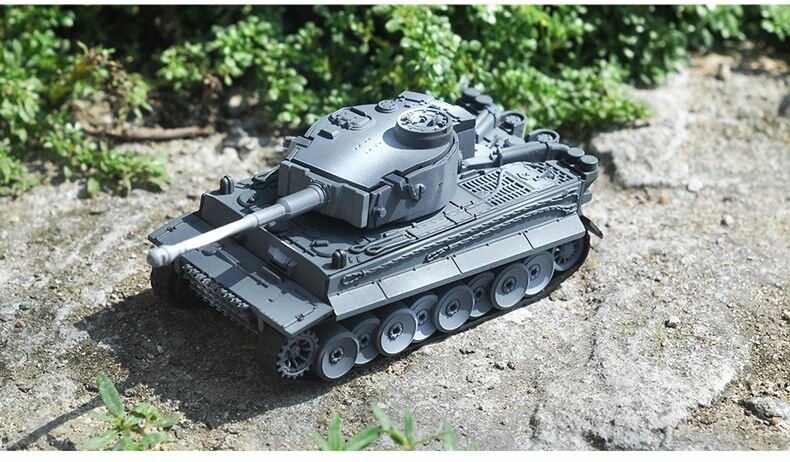 Танк Тигр времен Второй мировой войны 4D Модель в сборе 1:72 Игрушка в подарок