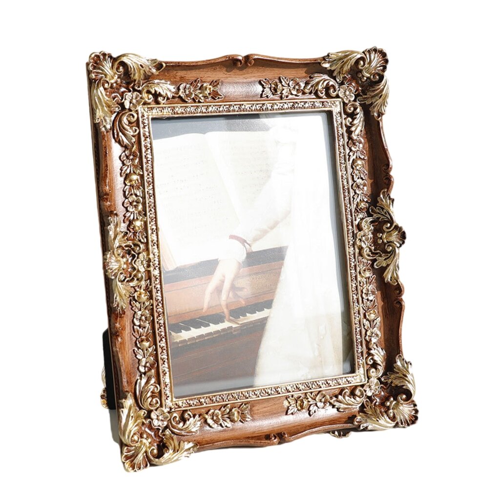 Резная зеркальная рама в американском стиле ретро