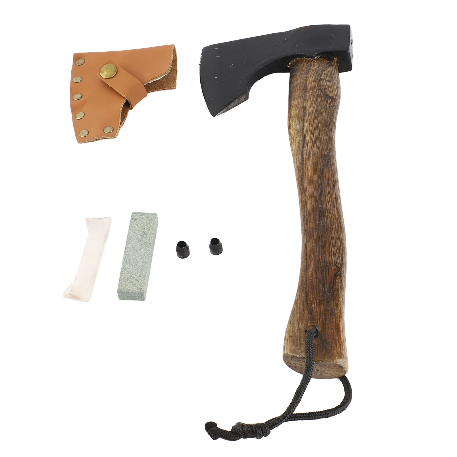 Небольшой топорик с деревянной ручкой, легкий, многоцелевой, портативный, для рубки дров, кемпинга и садоводства.