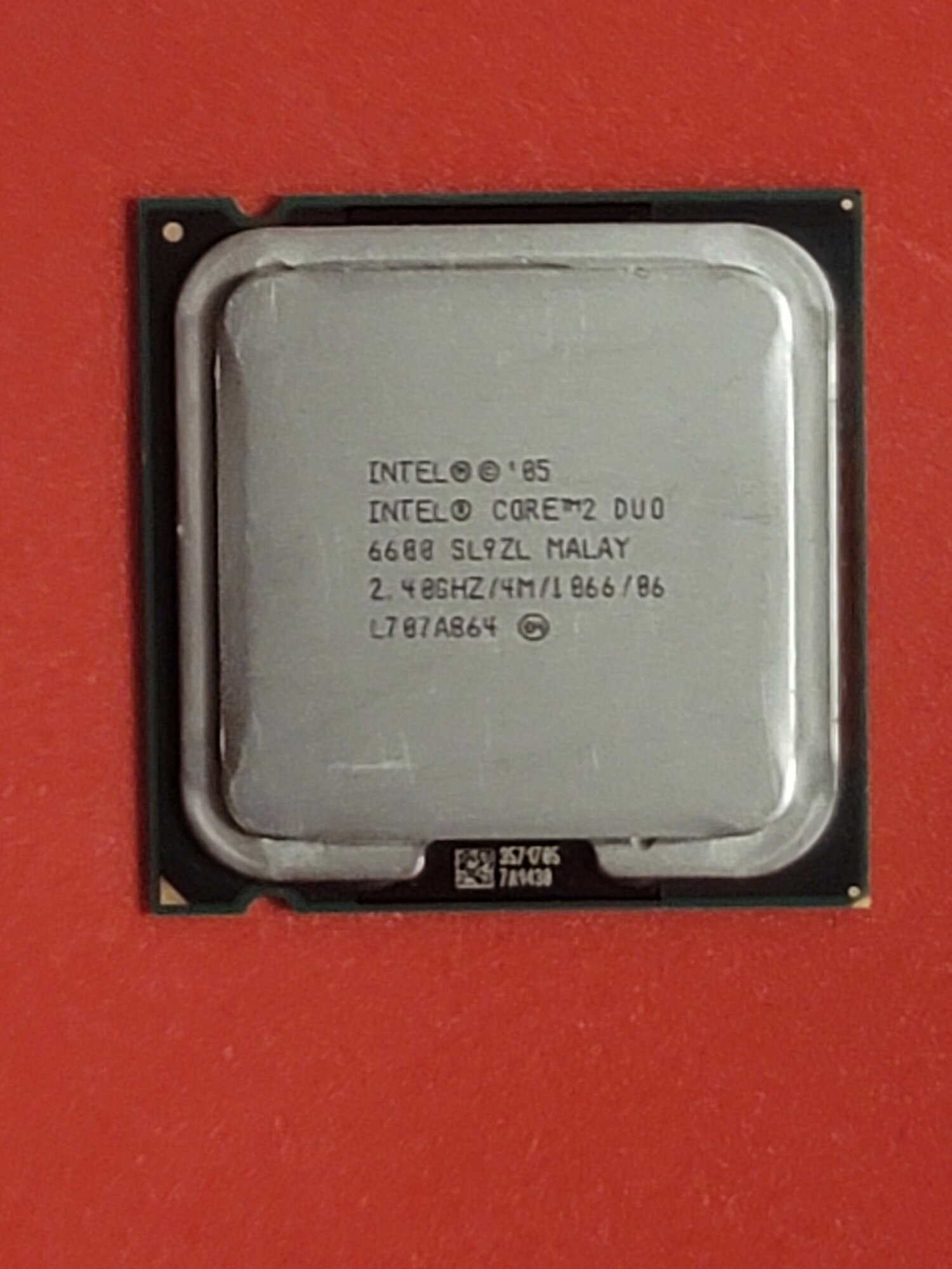 Процессор Core 2 Duo E6600 сокет775 2ядра