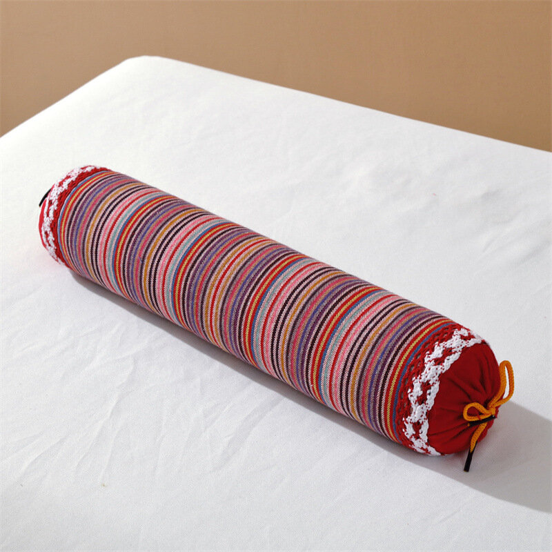 Подушка для шеи из гречихи, круглая подушка, цилиндрическая подушка для сна, специальная поддержка для шеи, подушка для поддержки шеи в виде конфеты