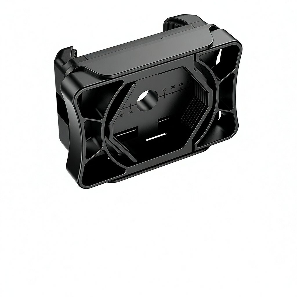 Универсальный адаптер для телефона для телескопа, монокуляра, бинокля, микроскопа с регулируемым держателем для смартфона, диаметр окуляра 23мм-50мм, цвет черный, материал PA+GF, ширина телефона 66мм-95мм, глубина телефона 14мм, вес 102г, размер