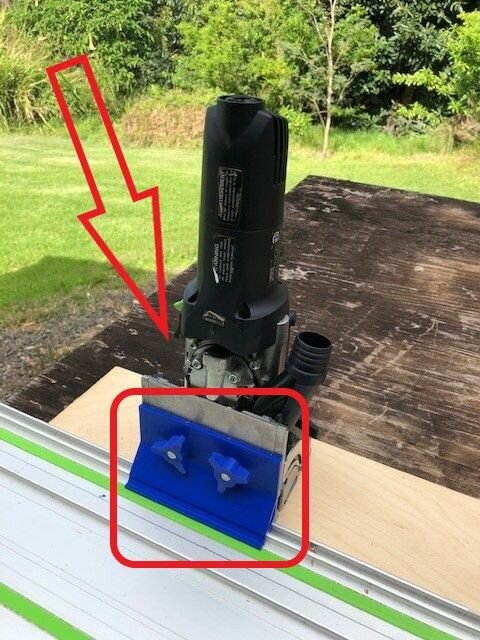 Адаптер для Festool Domino к направляющей Festool