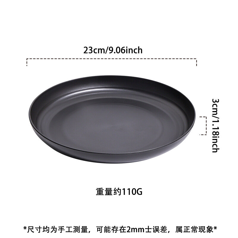 Тарелка из пшеничной соломы Amazon TK, тарелка для отеля, тарелка для фруктов, домашняя тарелка для салата в скандинавском стиле, пластиковая тарелка из PP