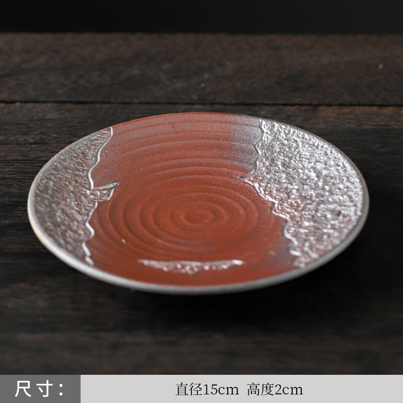 Горячая продажа японского стиля грубой керамики, подставка для горшка, поднос для сухого замачивания, чайный столик, поднос для чая, аксессуары для кунг-фу чайного набора