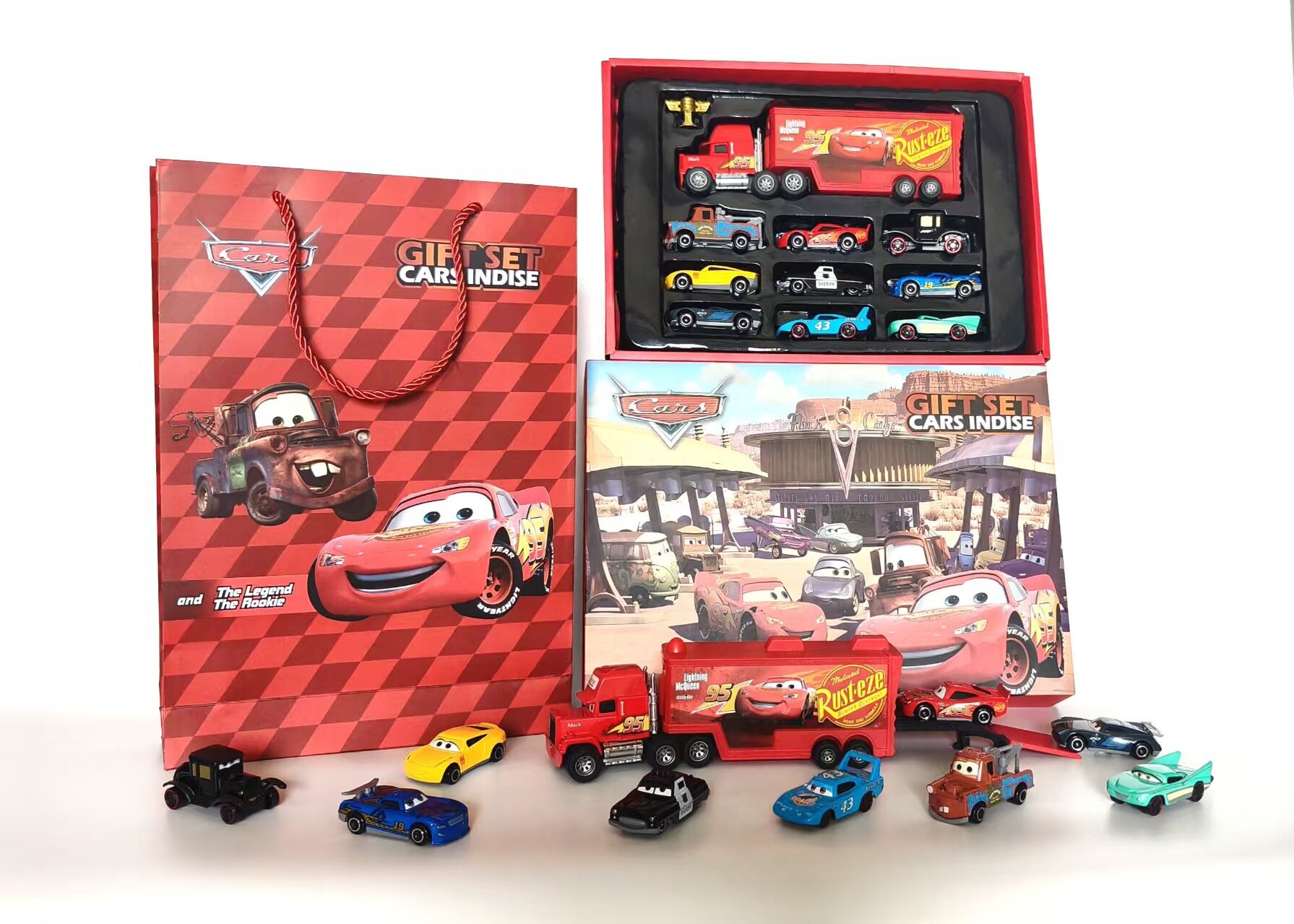 Машинки 3 Гонки Молния Маккуин Детская игрушка Скользящая металлическая машина Черный Шторм 2 Литая машина Подарок для мальчика