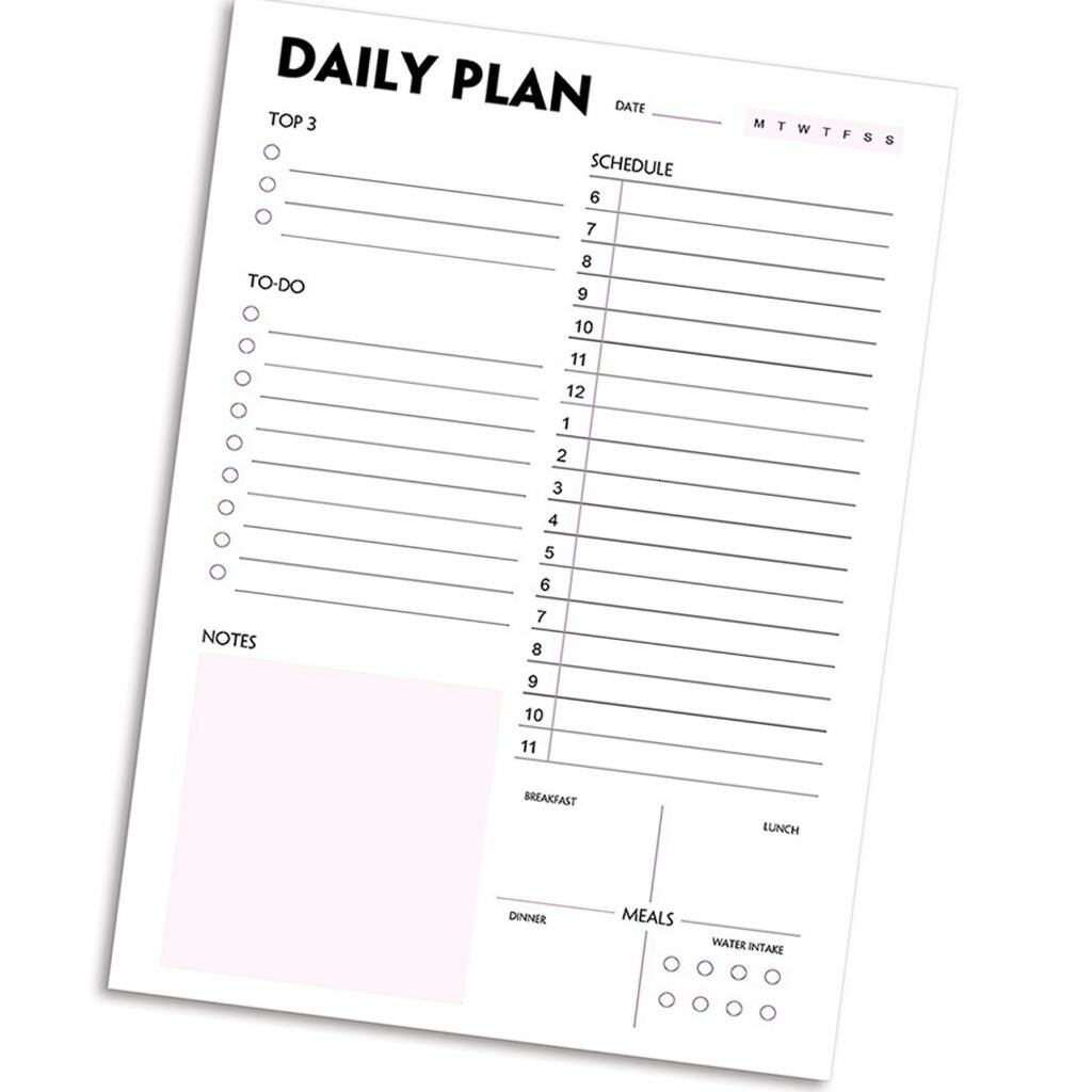 Портативный ежедневник для планирования питания и тренировок, ежедневный план бай фен