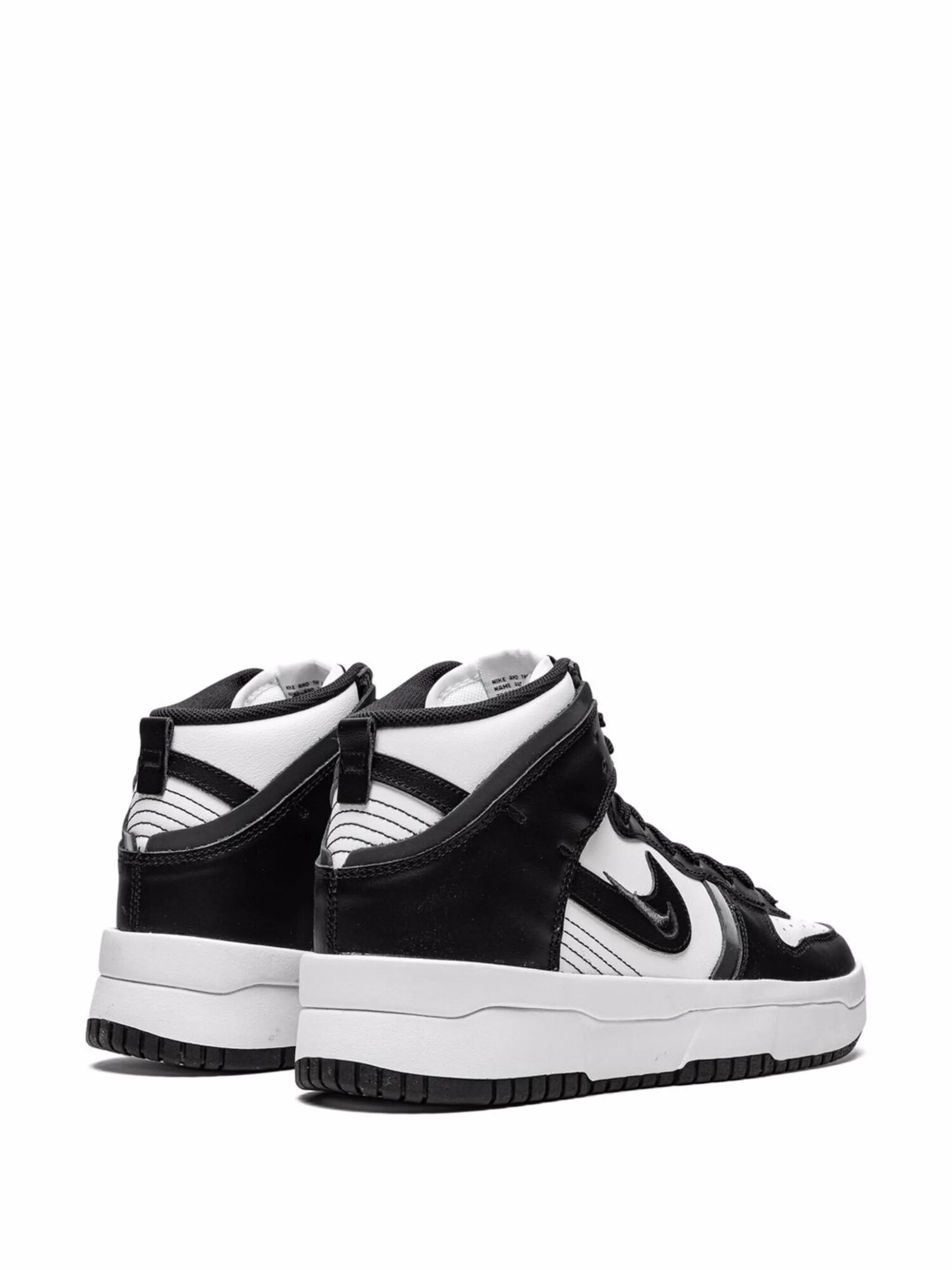 Кроссовки NIKE Dunk High UP, размер 7.5 US, чёрный — фото 1
