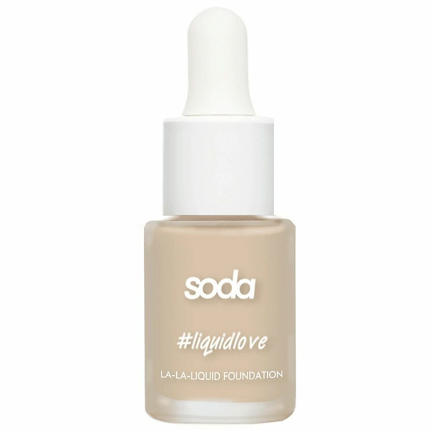 SODA Тональная основа-флюид №104 Banana Smoothie (#liquidlove La-La-Liquid Foundation) 12 г