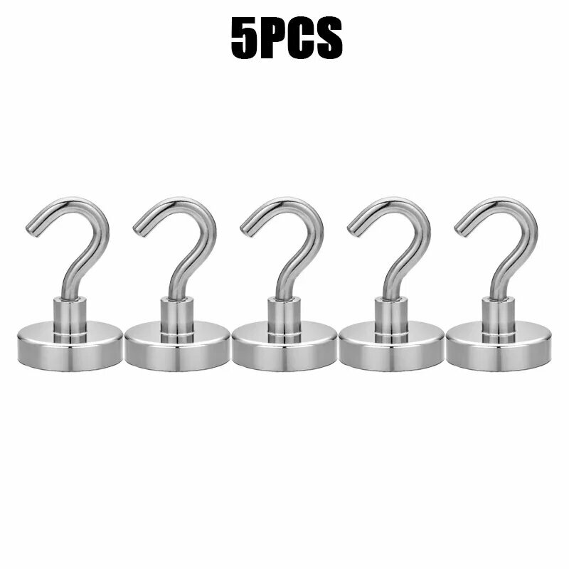 Магнитные крючки из нержавеющей стали 5PCs, E12-2kg