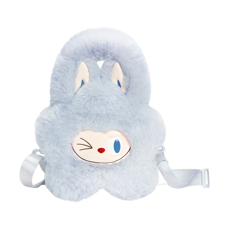 Сумка тоут Pop Mart POP MART Labubu THE MONSTERS Classic Collection, Plush Floral Bag