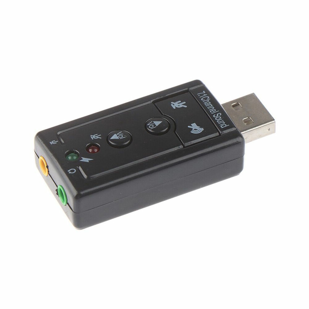 Внешняя USB звуковая карта 7.1 Z20 с регулятором