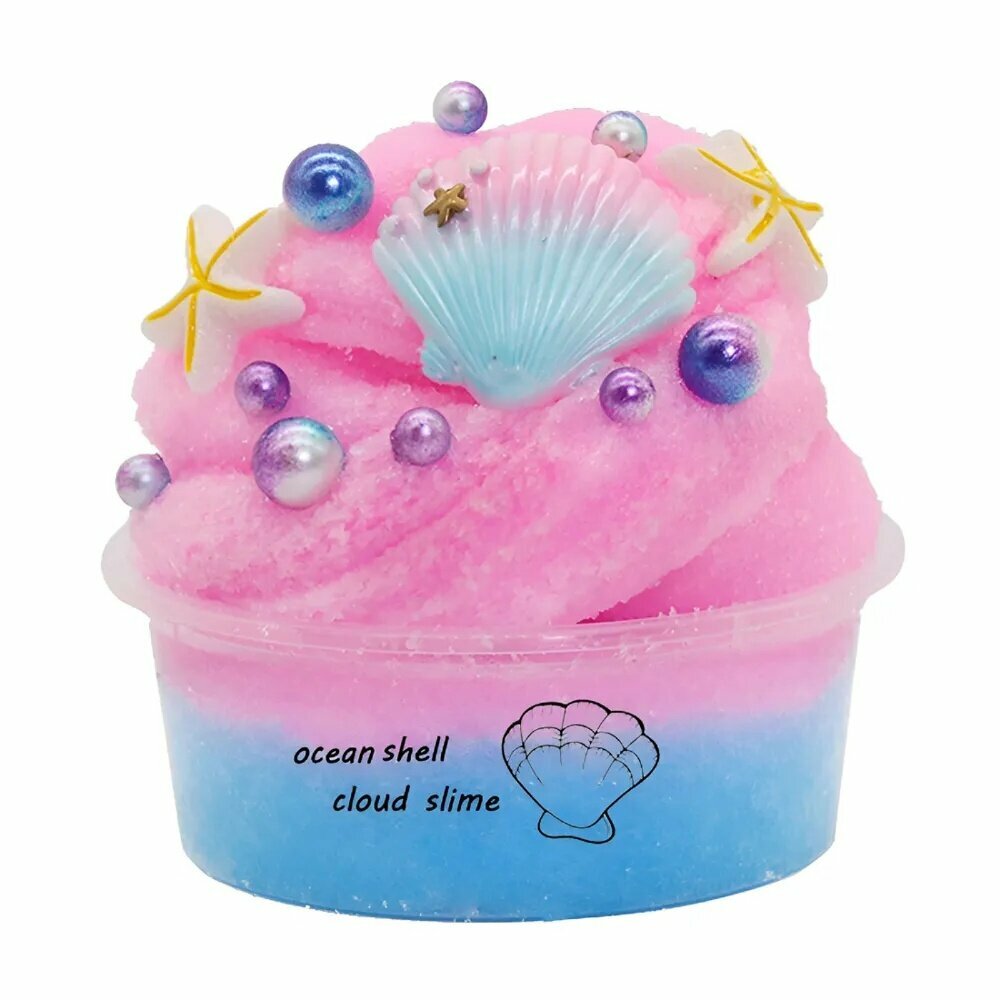 BESTSKY Облачный слайм для снятия стресса, ярко-розовый, для детей и взрослых, подарок на День Святого Валентина, день матери, свадьбу и Рождество.