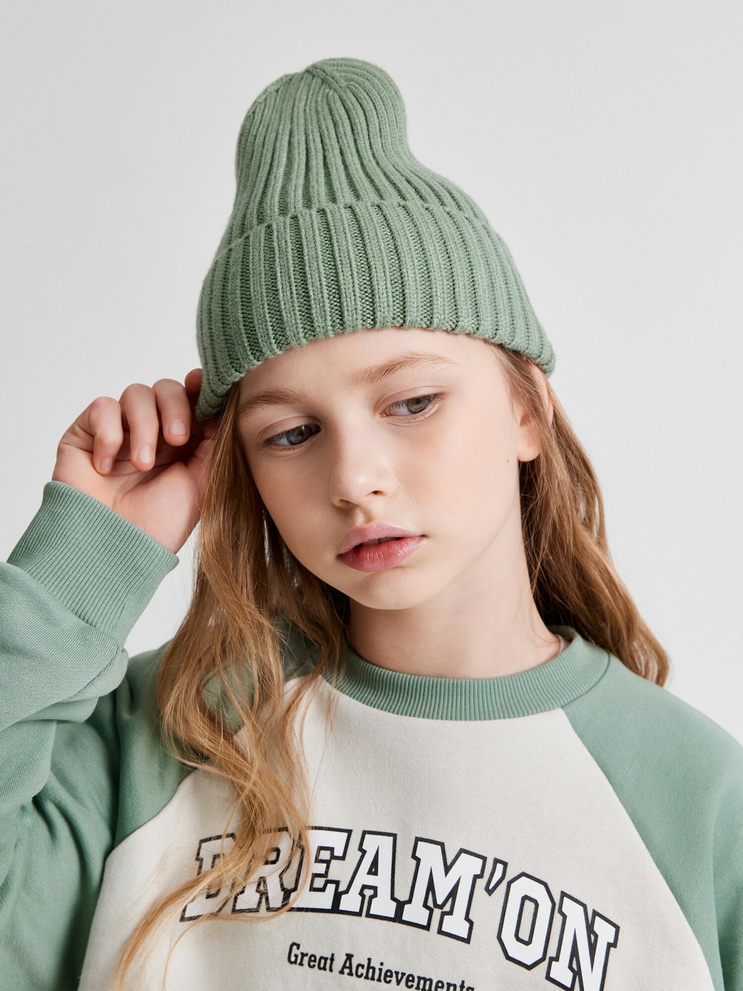 Шапка-бини для девочек