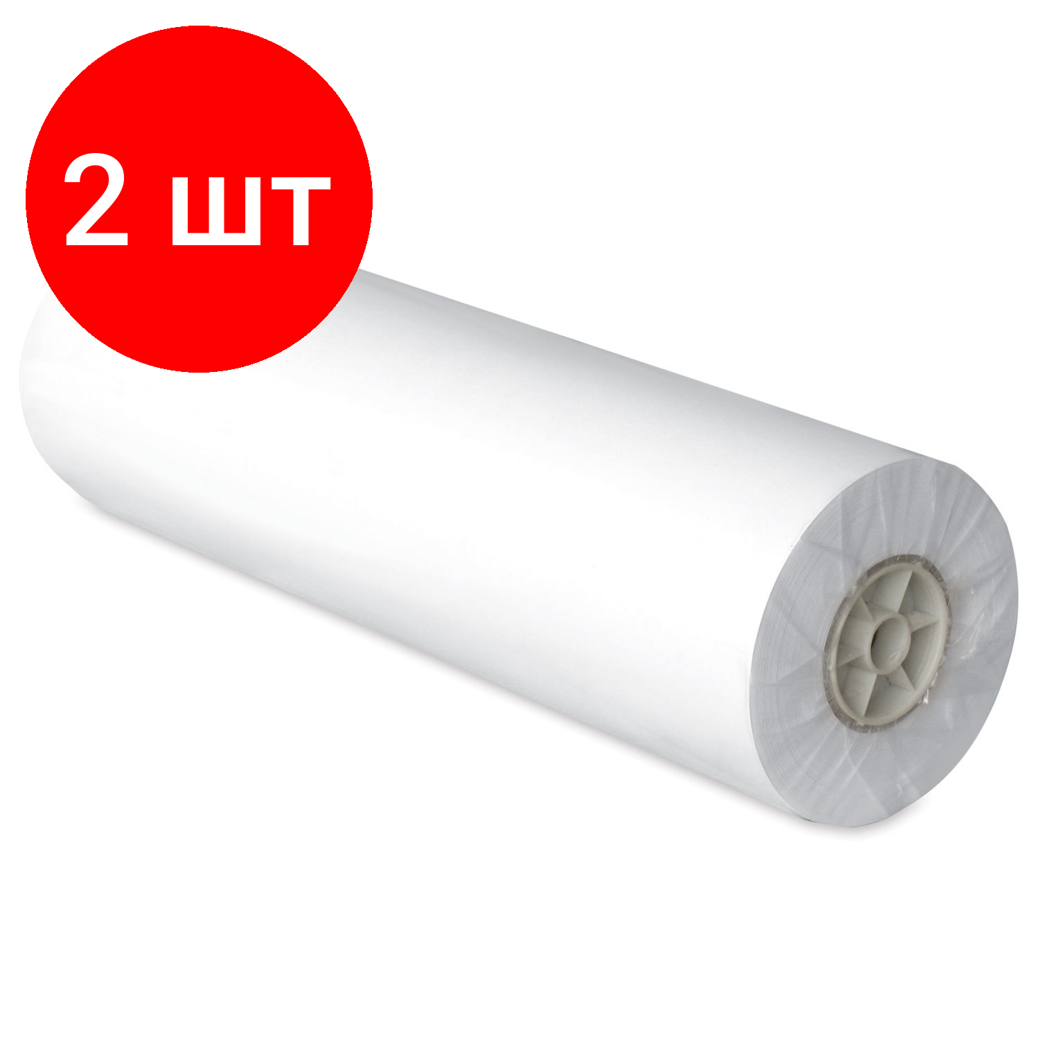 Комплект 2 шт, Рулон для плоттера, 594 мм х 175 м х втулка 76 мм, 80 г/м2, белизна CIE 162%, диаметр 170 мм, STARLESS