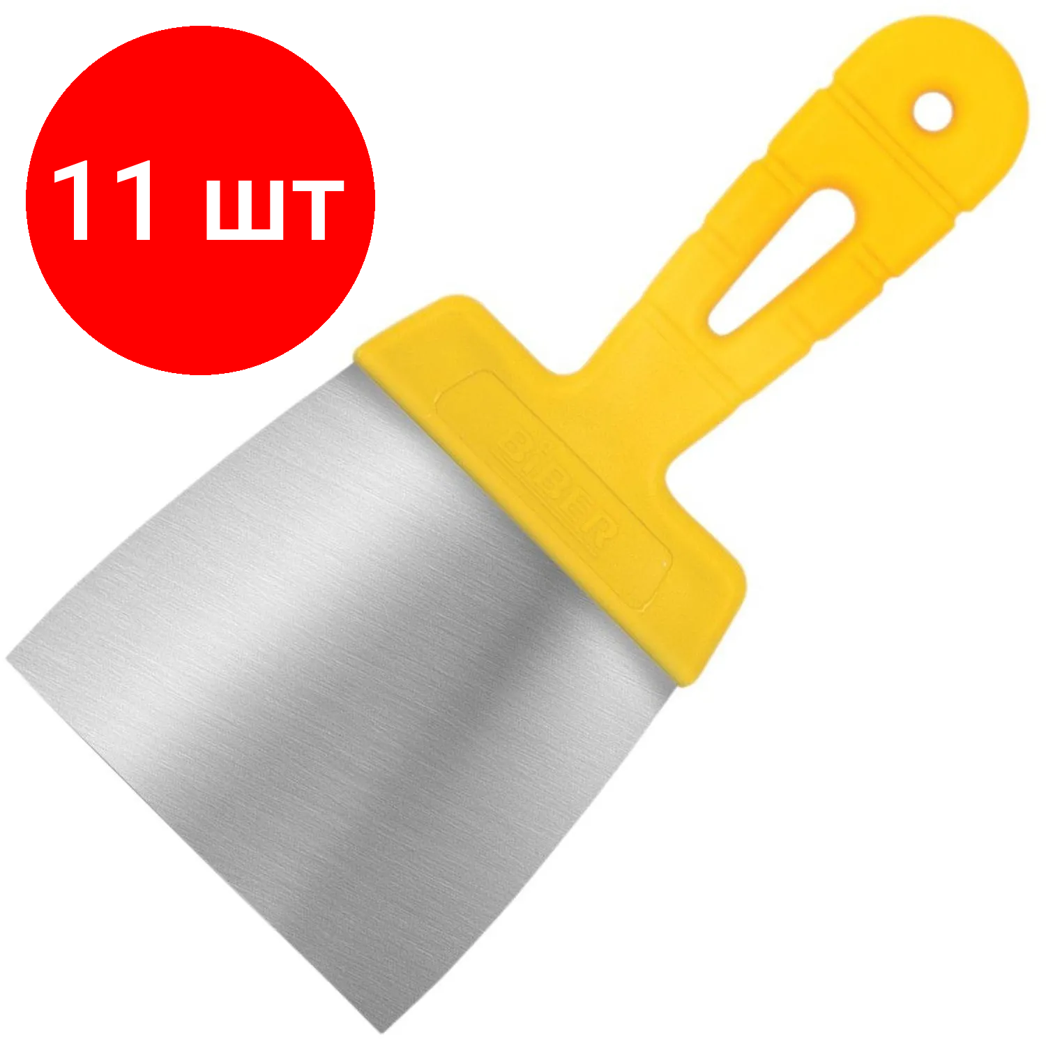 Комплект 11 штук, Шпатель фасадный бибер 35174 мастер 100мм
