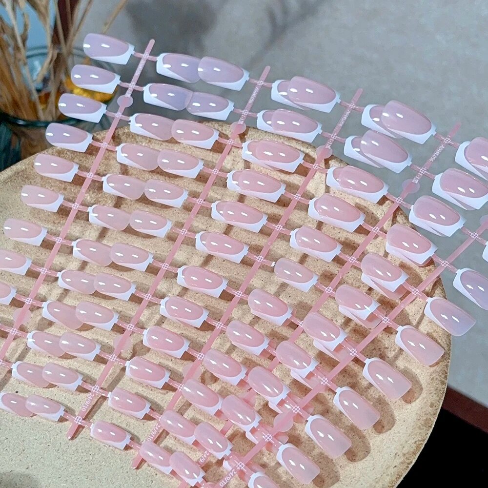 Накладные ногти MAFANAILS френч TD310-11, 120шт