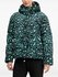 Куртка EA7 EMPORIO ARMANI Hooded leopard-print jacket, размер 40