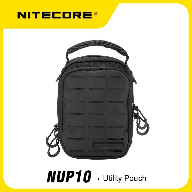 NITECORE NUP10 многофункциональная сумка для путешествий поездок Водонепроницаемая 1000D нейлоновая высокая прочность черный