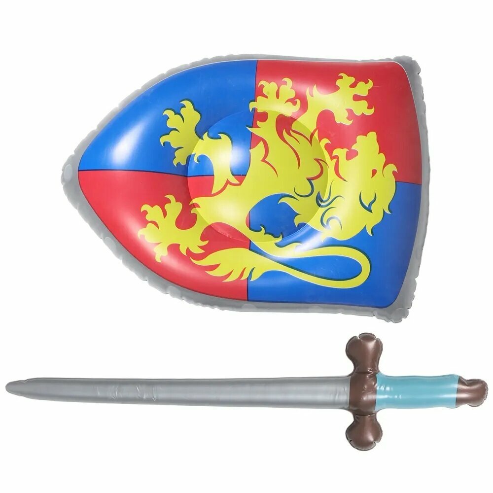 Набор Надувного Меча И Щита Для Детей, Легкий Меч Для Ролевых Игр, Пвх, 1 Комплект