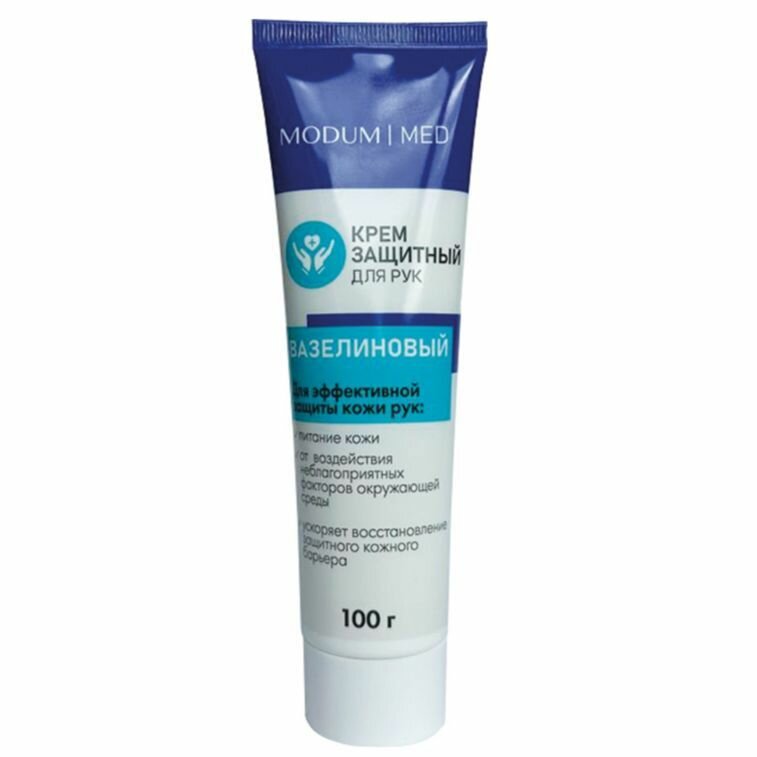 MODUM Крем для рук MED защитный Вазелиновый 100г