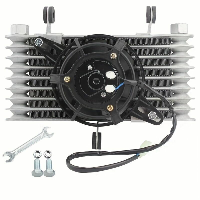 Вентилятор охлаждения радиатора универсальный для мотоцикла , мотокросс , эндуро DC12V