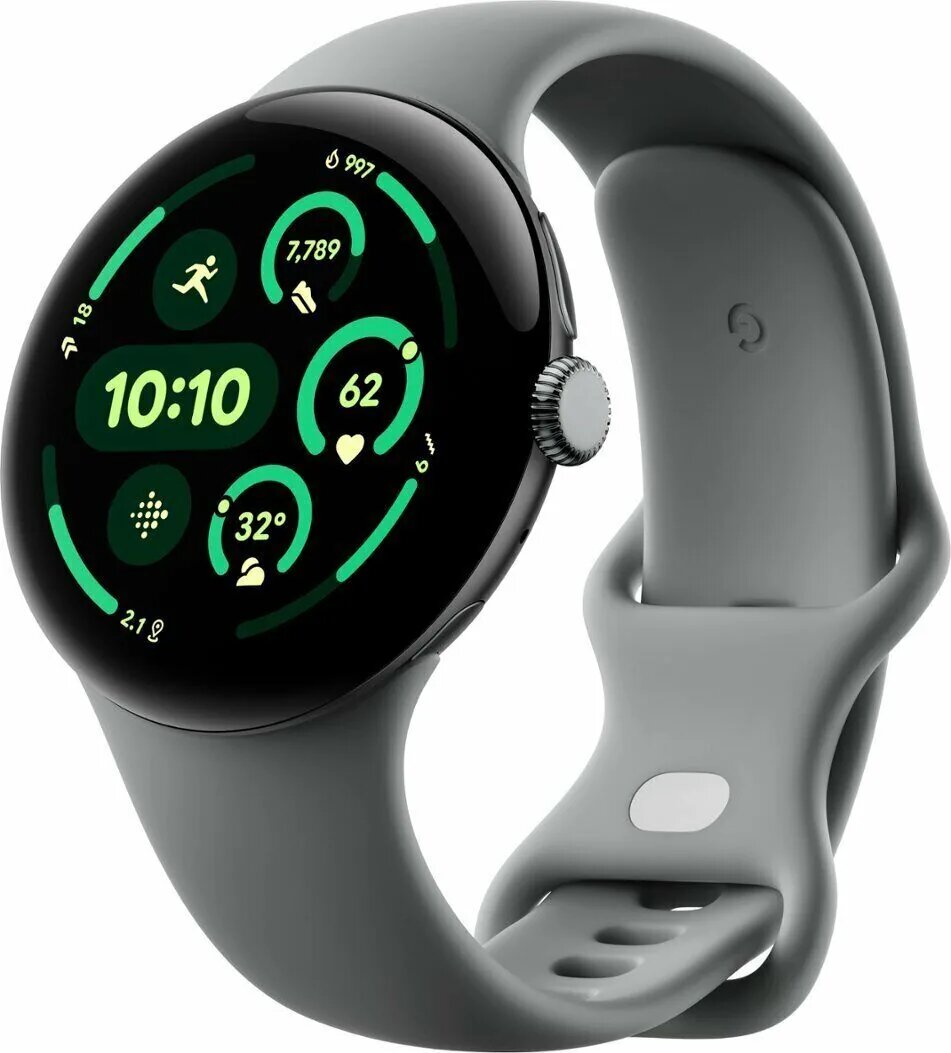Умные часы Google Pixel Watch 3 Bluetooth/Wi-Fi 45mm Matte Hazel Aluminum case/Hazel Active Band
