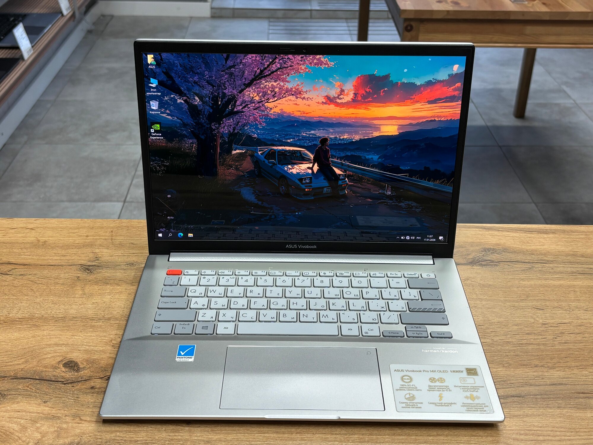 Игровой ноутбук ASUS VIVOBooK PRO 14X 14 OLED IPS Intel Core i5-11300H/8GB DDR4/256GB SSD/RTX3050 /Win 10Pro. Товар уцененный