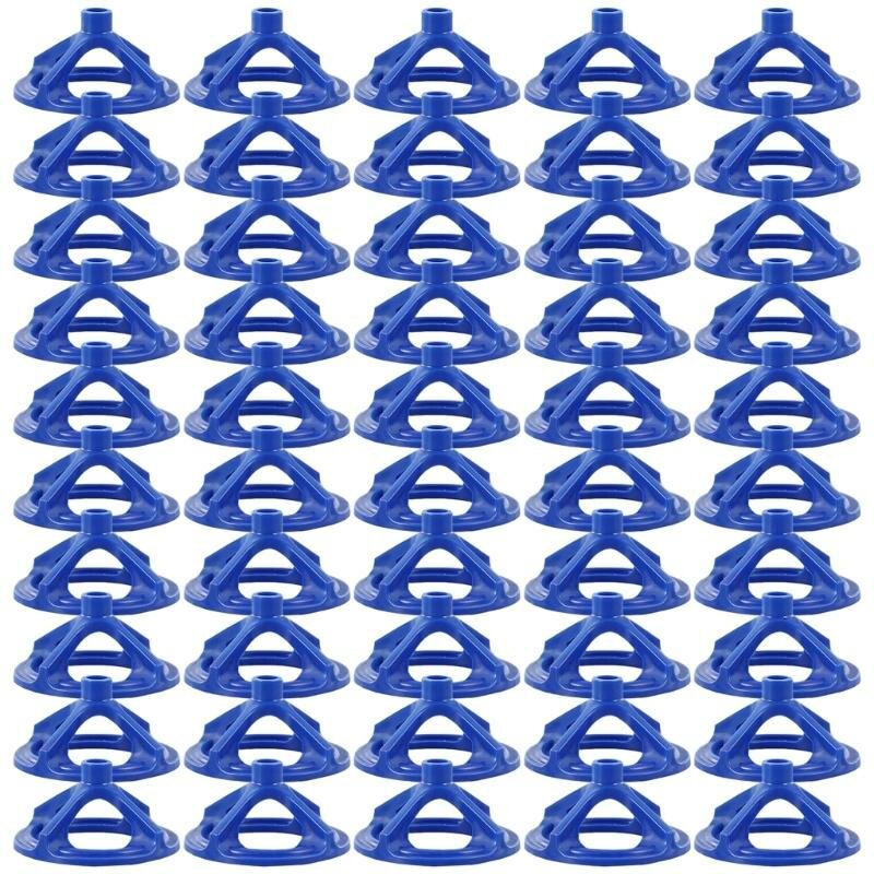 Керамические клипсы для выравнивания плитки, 100 шт, синий орех